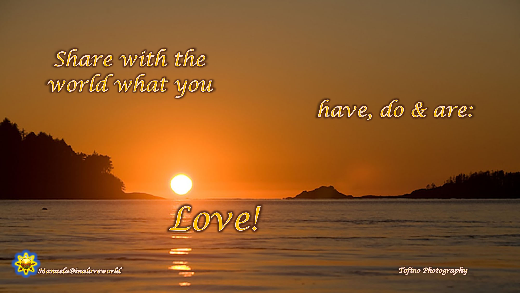 Share LOVE! (q) – In a Love World